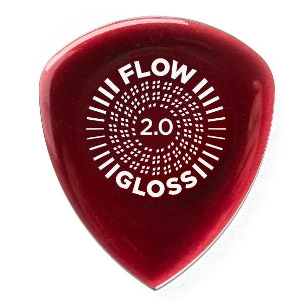 Uñetas Dunlop FLOW® GLOSS PICK 2.0MM Pack de 3 Unidades – ProstringsChile