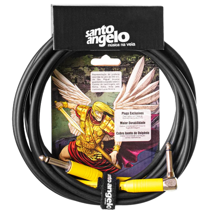 Cable de Guitarra y Bajo Santo Angelo Serie Samurai 3.10 Metros ...