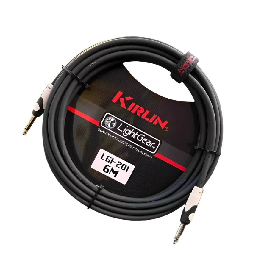 Cable De Guitarra Y Bajo 6 Metros Kirlin Serie Premium Negro ...